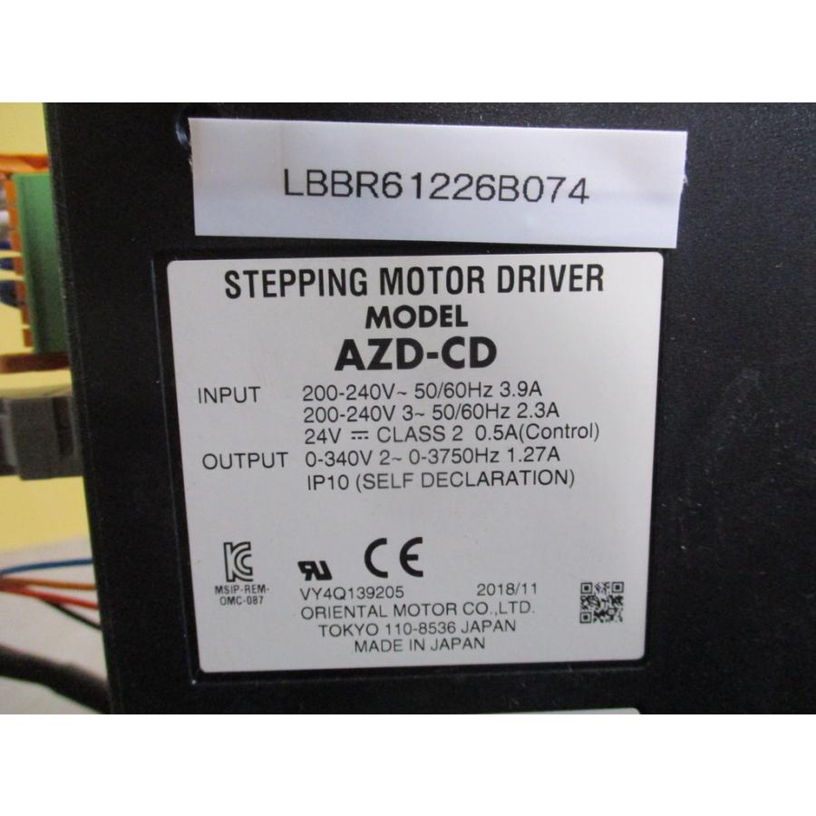 中古 ORIENTAL STEPPING MOTOR DRIVER AZD-CD ステッピングモータードライブ (LBBR61226B074) : growdetrading Yahoo ...