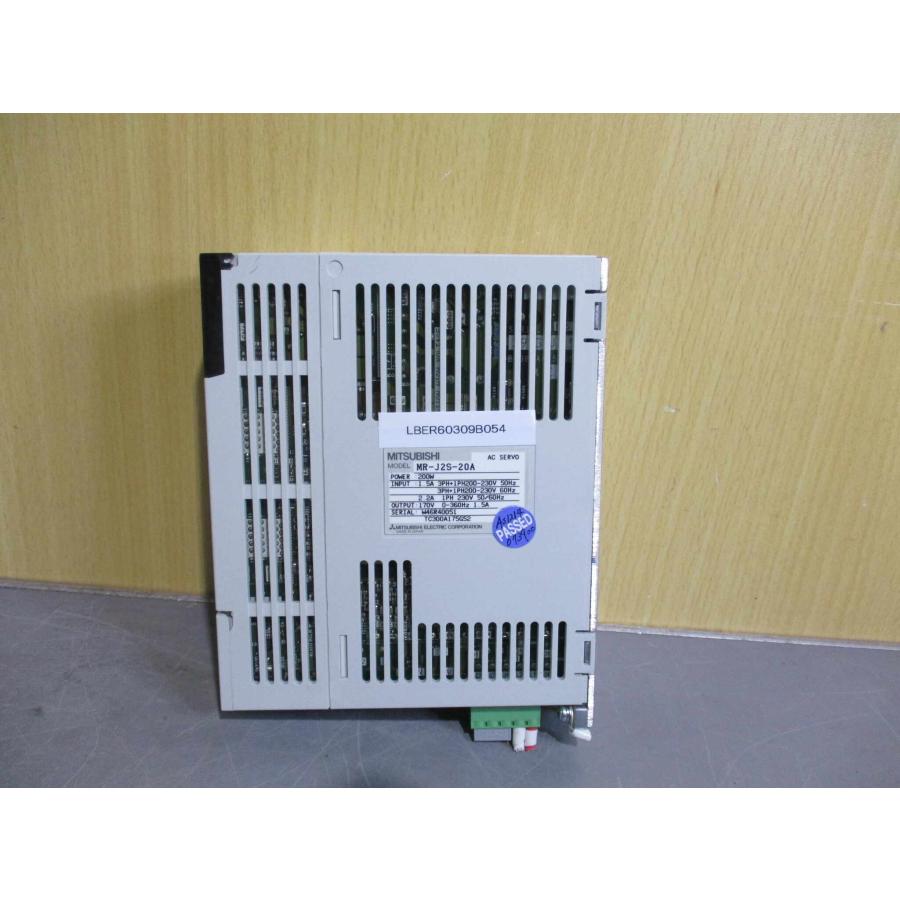 中古 MITSUBISHI AC SERVO MR-J2S-20A サーボアンプ 200W (LBER60309B054) : growdetrading Yahoo!ショップ - 通販 ...