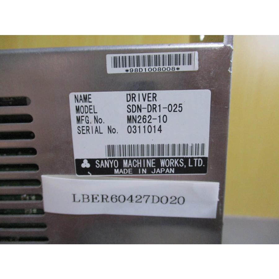 中古 SANYO MACHINE WORKS DRIVER SDN-DR1-025 (LBER60427D020) : growdetrading Yahoo!ショップ - 通販 ...