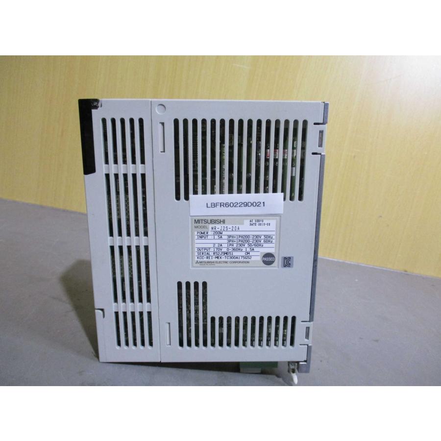 中古 MITSUBISHI AC SERVO MR-J2S-20A サーボアンプ 200W (LBFR60229D021) : growdetrading Yahoo!ショップ - 通販 ...