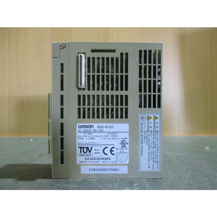 中古 OMRON AC SERVO DRIVER R88D-WTA3H 200/230VAC サーボドライバ(LBKR50607B062) : growdetrading Yahoo!ショップ ...