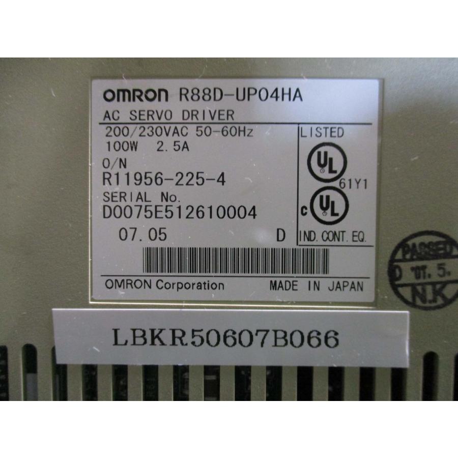 中古 OMRON AC SERVO DRIVER R88D-UP04HA 200/230VAC サーボドライバ(LBKR50607B066) : growdetrading Yahoo ...