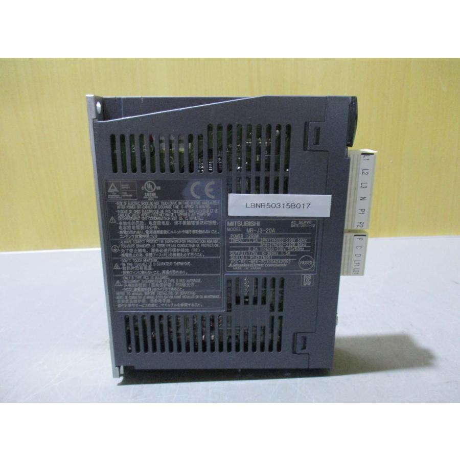 中古 MITSUBISHI AC SERVO MR-J3-20A ACサーボ 200W(LBNR50315B017) : growdetrading Yahoo!ショップ - 通販 ...