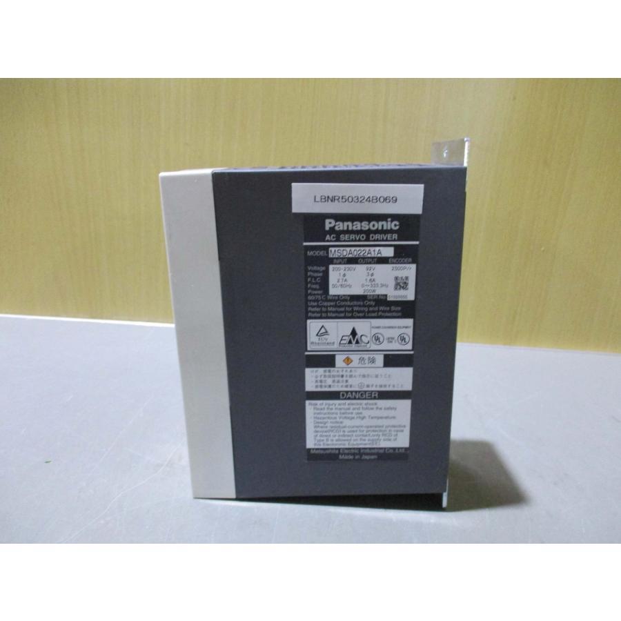 中古 PANASONIC AC SERVO DRIVER MSDA022A1A ACサーボドライバー(LBNR50324B069) : growdetrading Yahoo!ショップ ...