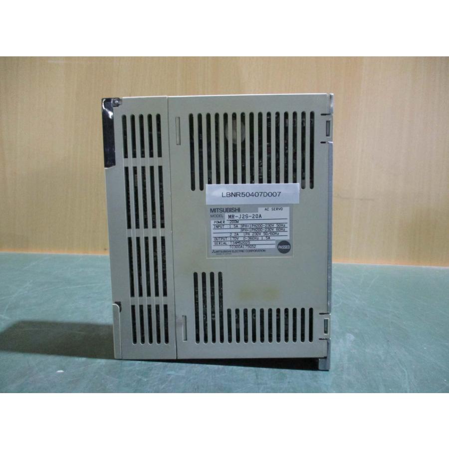 中古 MITSUBISHI 三菱電機 サーボアンプ MR-J2S-20A AC SERVO 200W(LBNR50407D007) : growdetrading Yahoo!ショップ ...