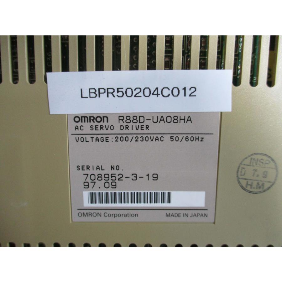 中古 OMRON AC SERVO DRIVER R88D-UA08HA サーボドライバ 200/230VAC(LBPR50204C012) : growdetrading Yahoo ...