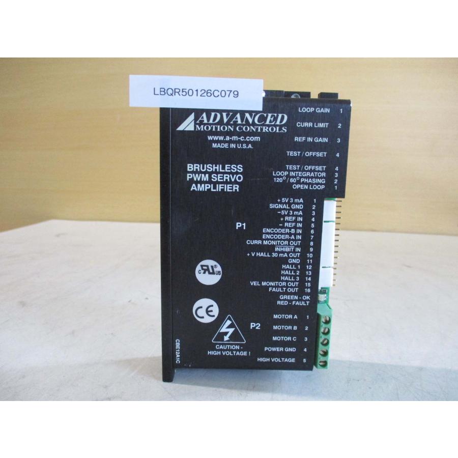 中古Advanced Motion Controls Brushless PWM Servo Amplifier R02 BE12A6-AB1(LBQR50126C079 ...