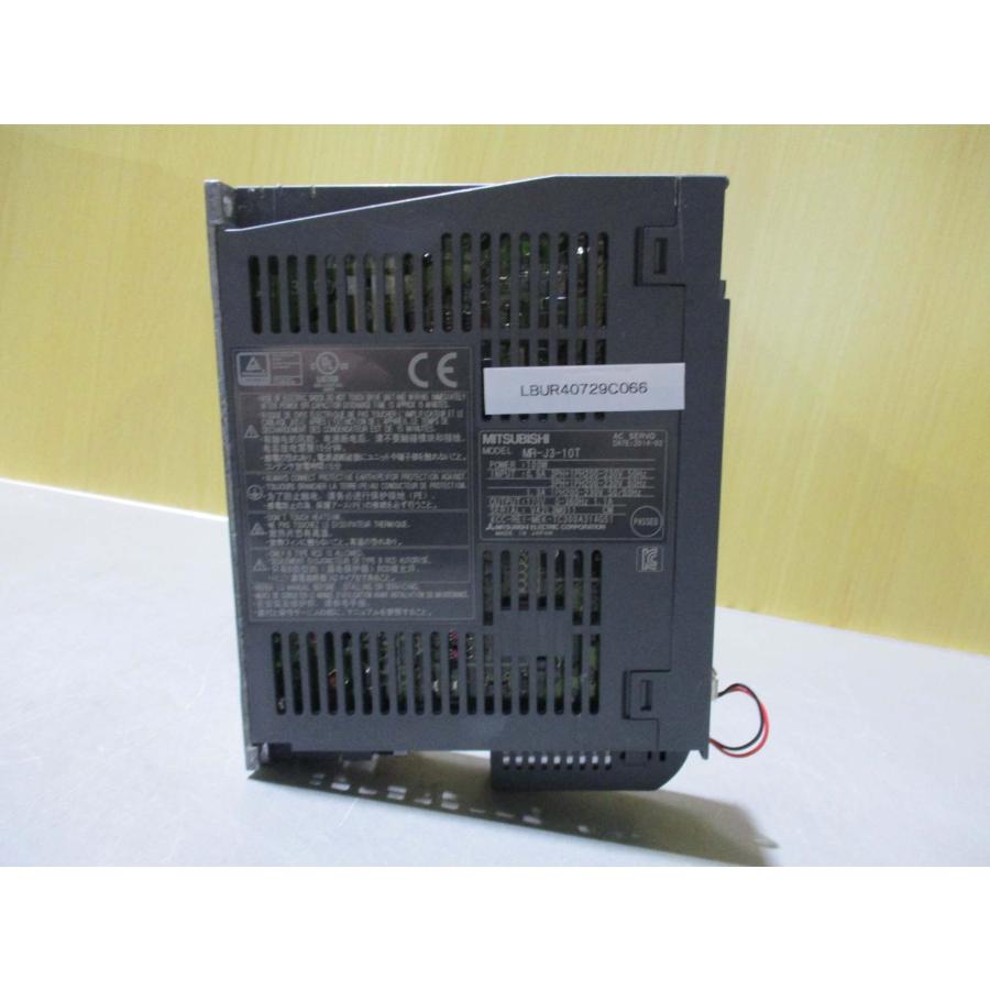 中古 MITSUBISHI AC SERVO MR-J3-10T 100W /MELSERVO MR-J3BAT(LBUR40729C066 ...