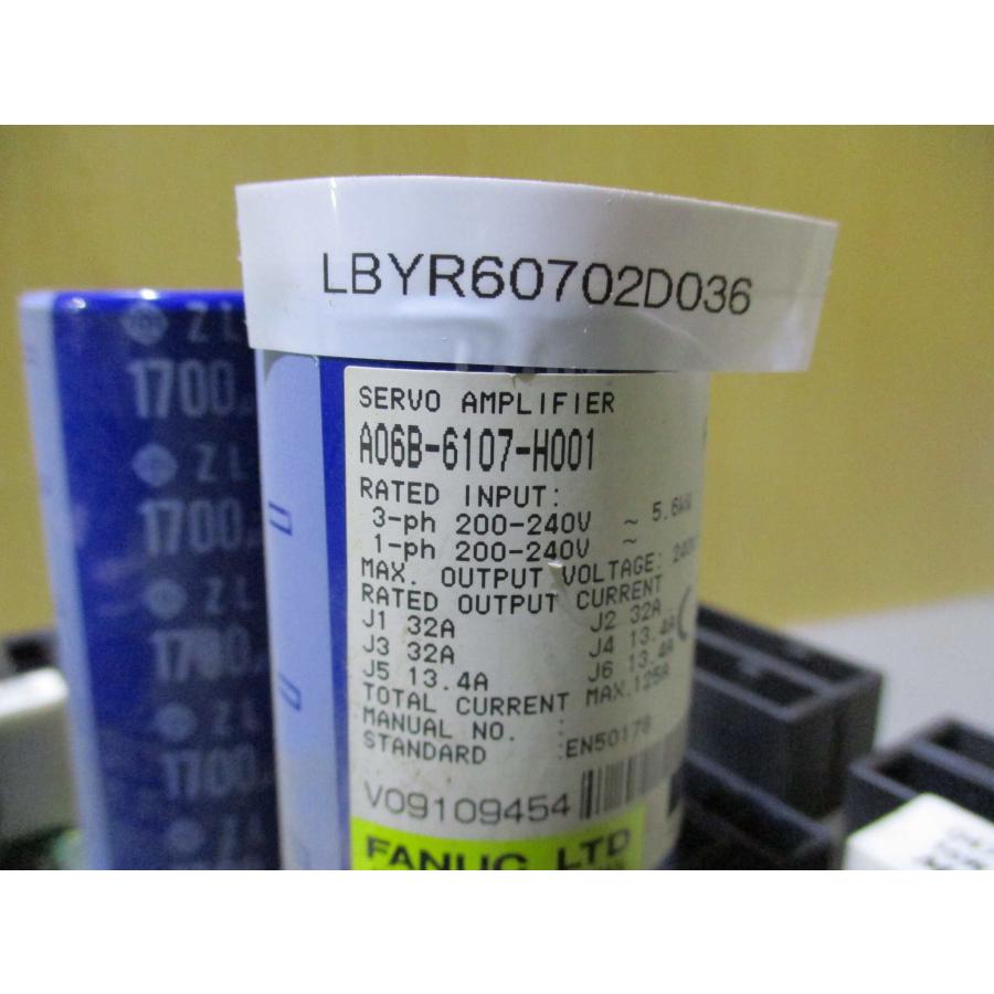 中古 FANUC SERVO AMPLIFIER A06B-6107-H001(LBYR60702D036) : growdetrading Yahoo!ショップ - 通販 - Yahoo ...