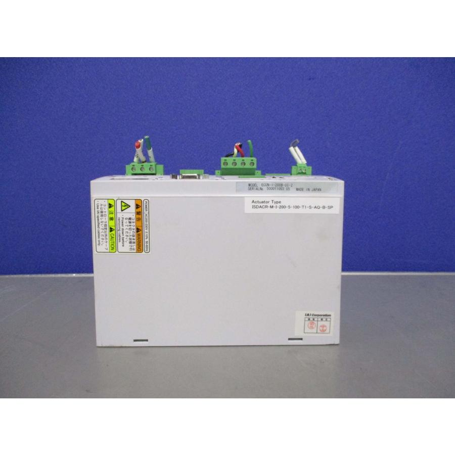 中古 IAI ECON-I-200B-CC-2 コントローラー / ACTUATOR TYPE ISDACR-M-I-200-5-100-T1 ...