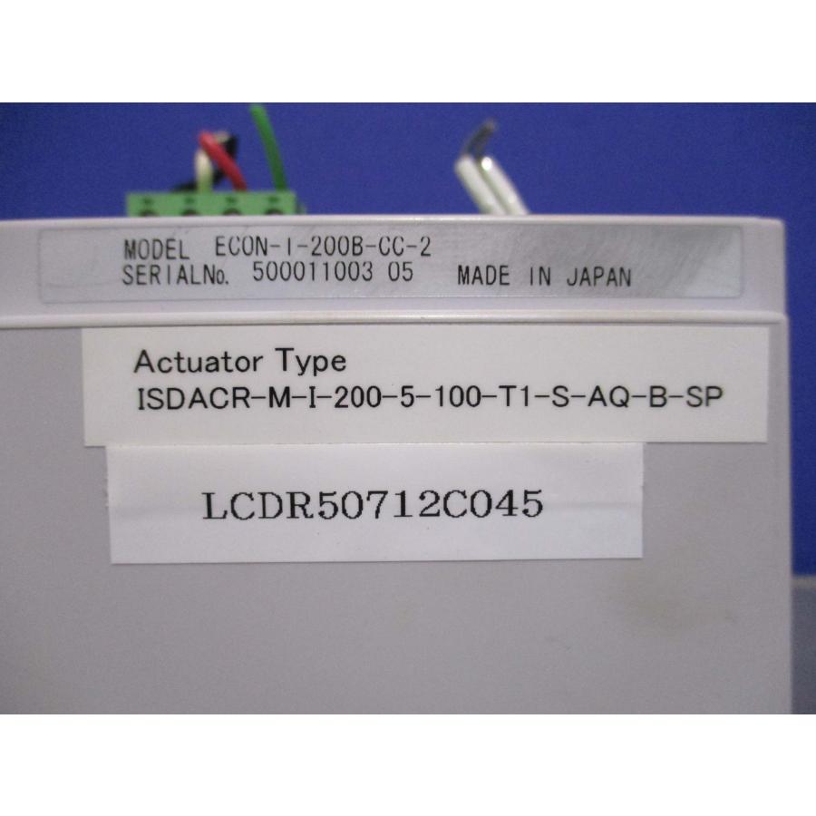 中古 IAI ECON-I-200B-CC-2 コントローラー / ACTUATOR TYPE ISDACR-M-I-200-5-100-T1 ...