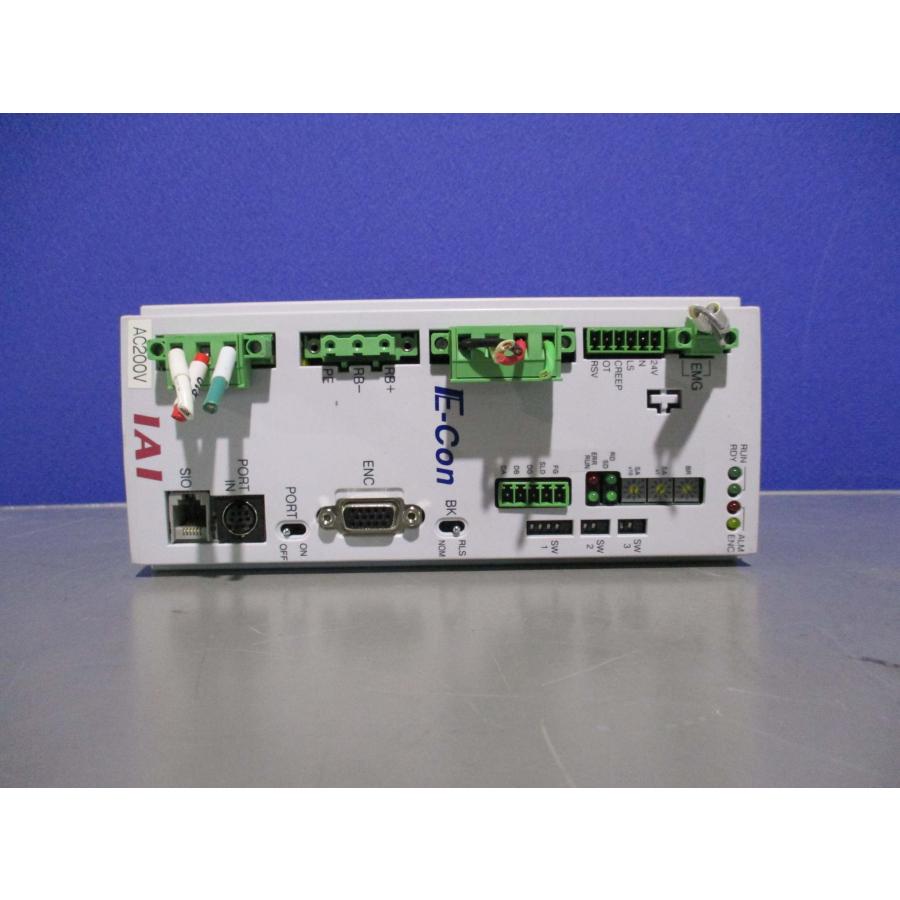 中古 IAI ECON-I-200B-CC-2 コントローラー / ACTUATOR TYPE ISDACR-M-I-200-5-100-T1 ...