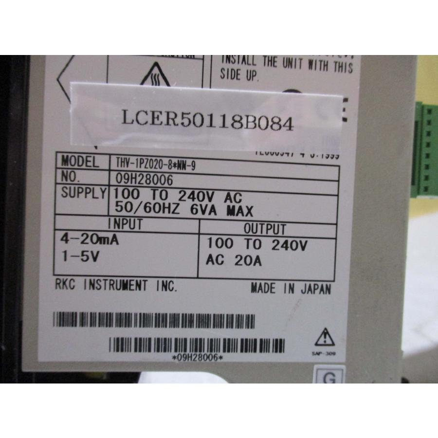 中古 RKC THV-1PZ020-8*NN-9 100-240VAC 6VA(LCER50118B084) : lcer50118b084 : growdetrading Yahoo ...
