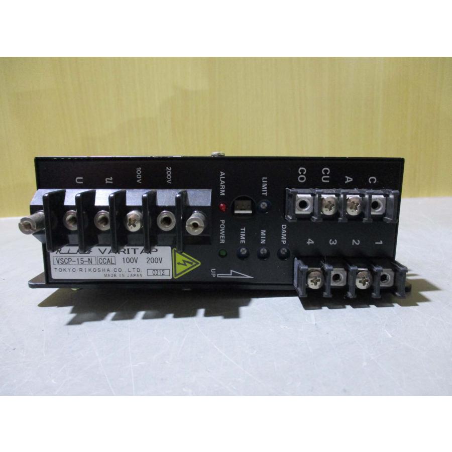 中古 TOKYO RIKOSHA 電圧調整器 VSCP-15-N CCAL VARITAP バリタップ VSCP型(LCHR40721C054 ...