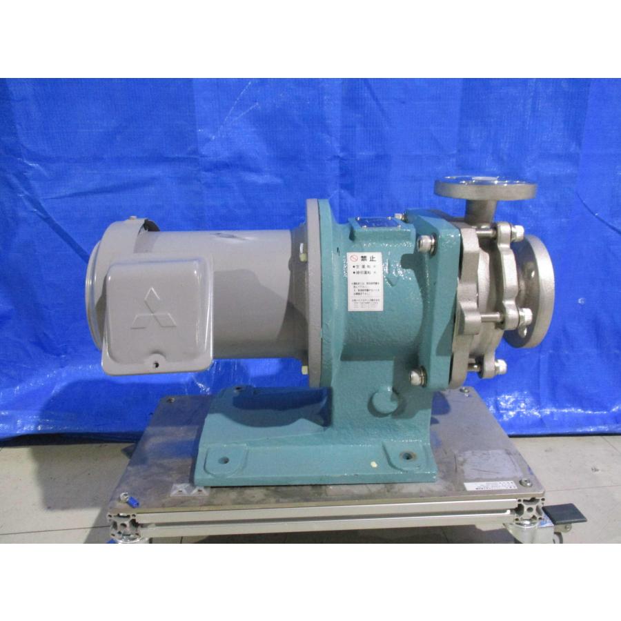 中古 SANWA PUMP MP220 0.75KW/MITSUBISHI SUPER LINE THREE PHASE INDUCTION ...