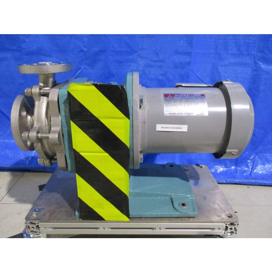 中古 SANWA PUMP MP220 0.75KW/MITSUBISHI SUPER LINE THREE PHASE INDUCTION ...
