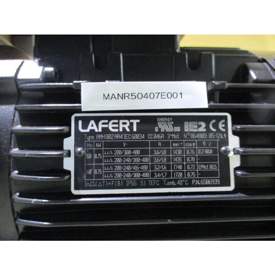 中古 Leybold Trivac S16B Dot Vacuum Pump / Lafert AMH80ZAA4 0.75kW ...
