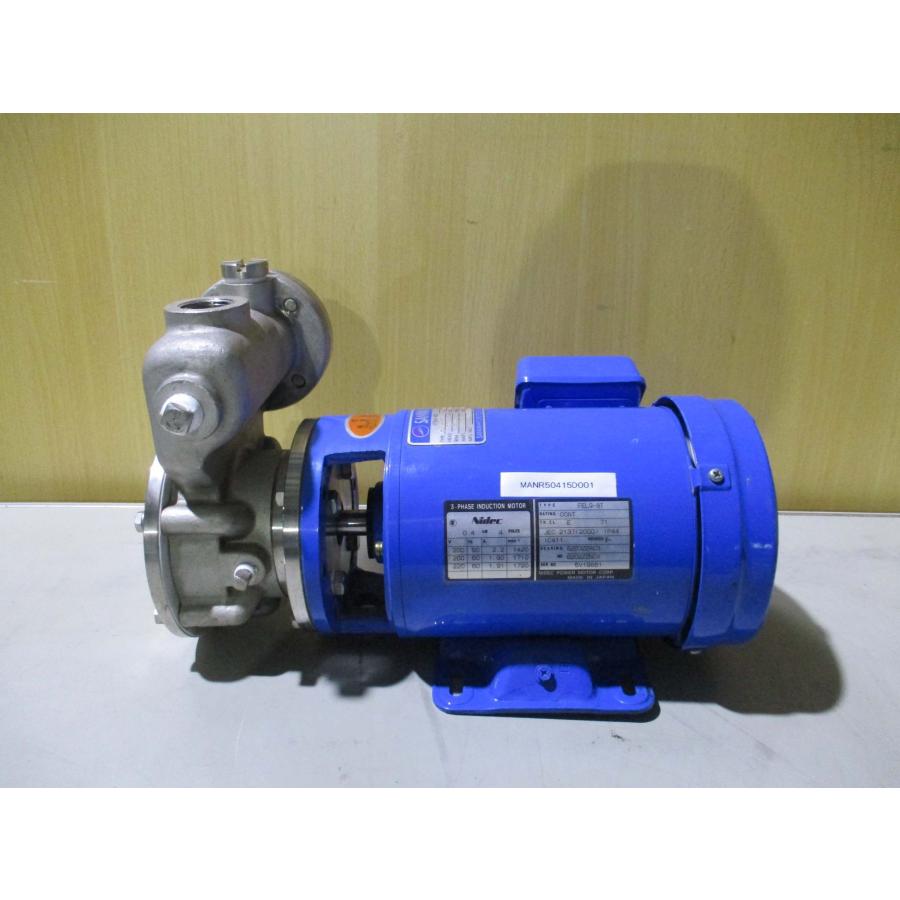 中古 SANWA PUMP MSSK-204 0.4KW/NIDEC INDUCTION MOTOR FELQ-8T ...