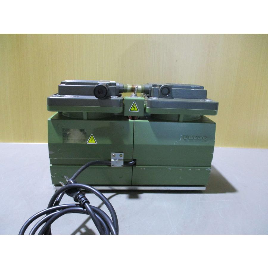 中古 ULVAC DIAPHRAGM VACUUM PUMP DA-120S ダイヤフラム真空ポンプ (MANR51025D010 ...