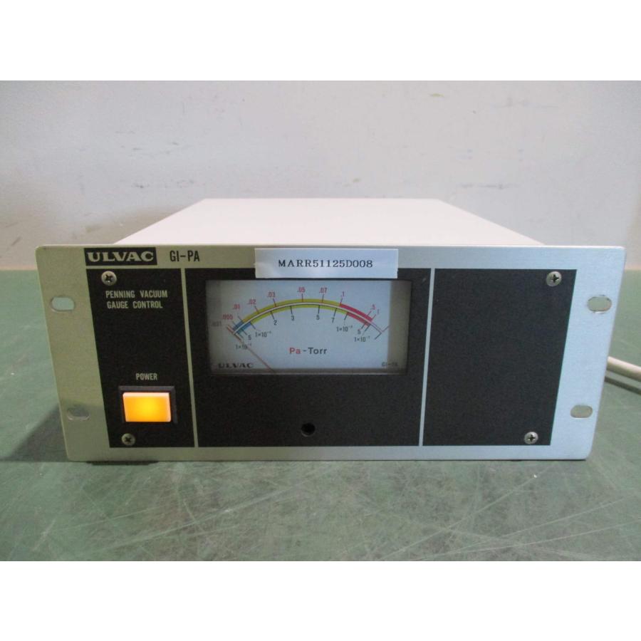 中古 ULVAC PENNING VACUUM GAUGE CONTROL GI-PA＜通電OK> (MARR51125D008) : marr51125d008 ...