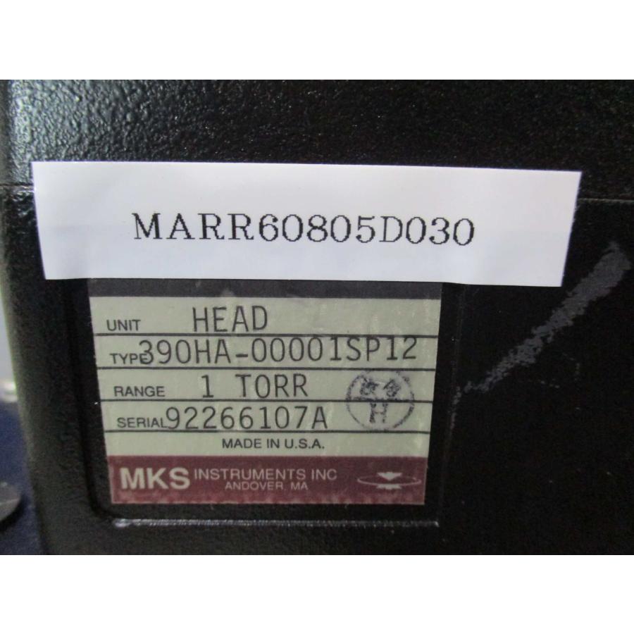 中古MKS BATATRON HEAD 390HA-00001SP12 絶対容量計 (MARR60805D030 ...