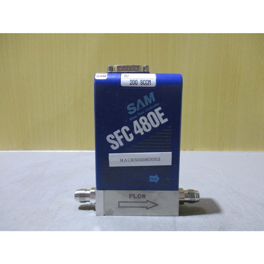 中古 SAM MASS FLOW CONTROLLER SFC480E1MC-4VM マスフローコントローラ(MAUR50206D052 ...