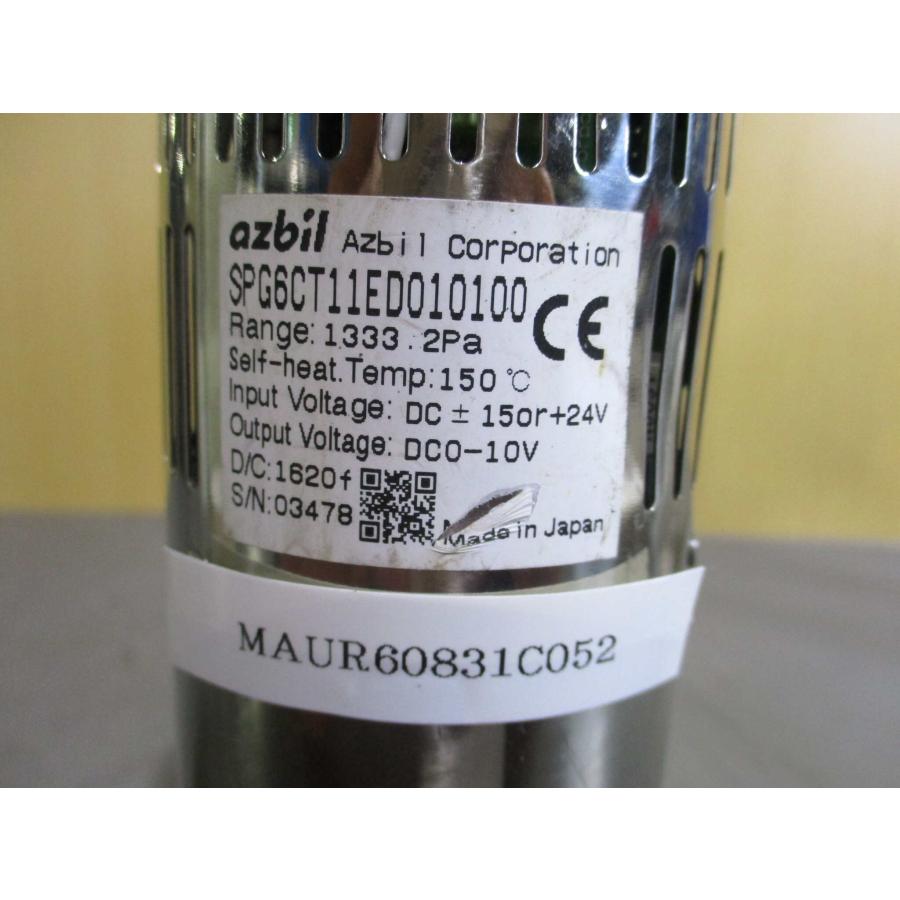 中古AZBIL サファイア隔膜真空計 SPG6CT11ED010100(MAUR60831C052) : growdetrading Yahoo!ショップ - 通販 - Yahoo!ショッピング