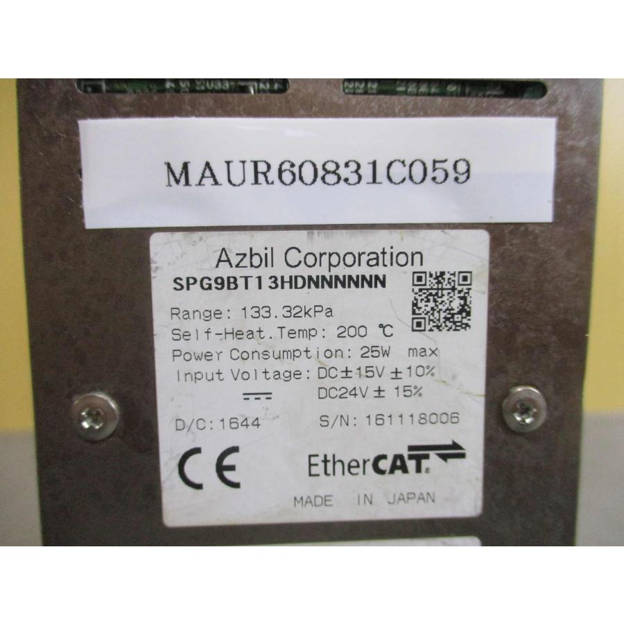 中古AZBIL サファイア隔膜真空計 SPG9BT13HDNNNNNN(MAUR60831C059) : growdetrading Yahoo!ショップ - 通販 - Yahoo!ショッピング