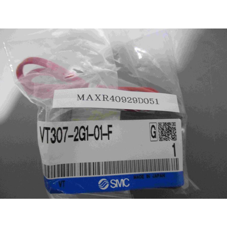 中古 SMC VT307-2G1-01-F 3ポートソレノイドバルブ直動ポペットタイプ(MAXR40929D051 ...
