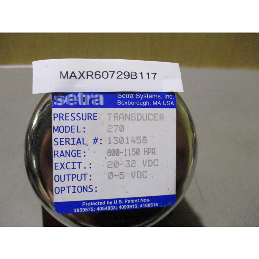 中古 SETRA TRANSDUCER 270 5個 (MAXR60729B117) : growdetrading Yahoo!ショップ ...