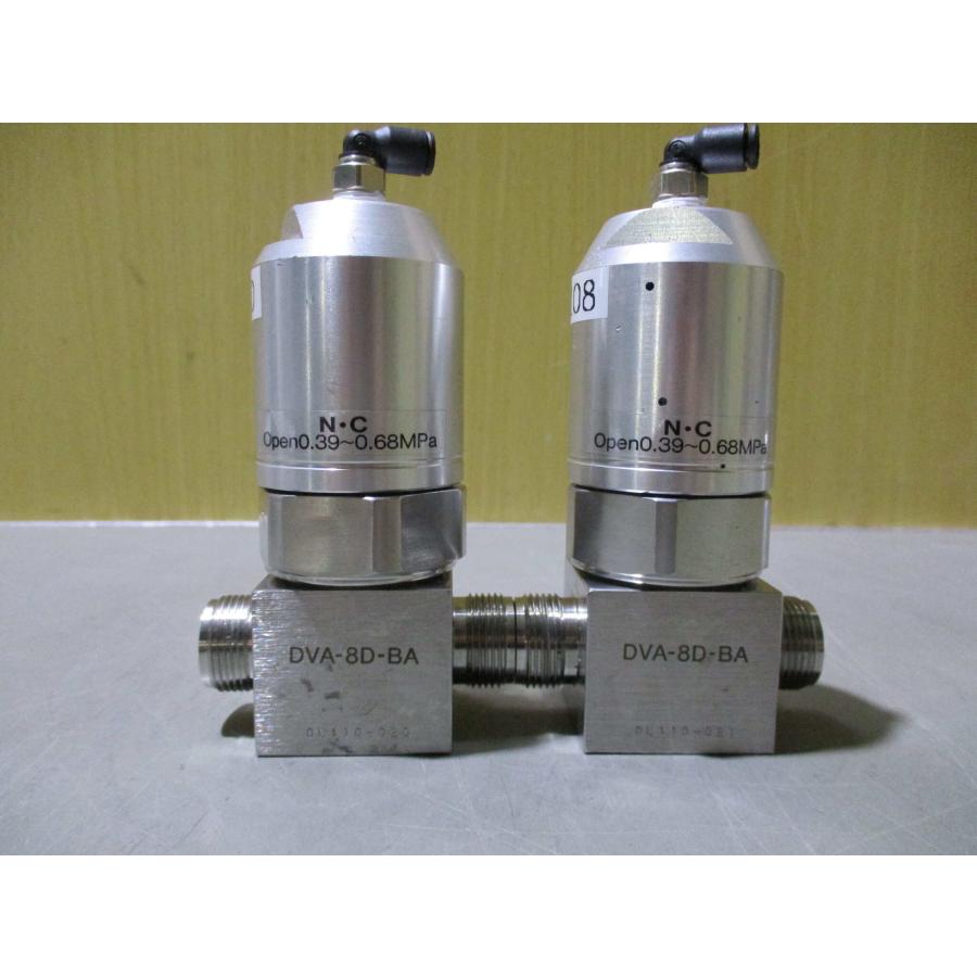 中古Ihara Stainless S/S Bellows Valve DVA-8D-BA 2個(MAXR60911A002 ...
