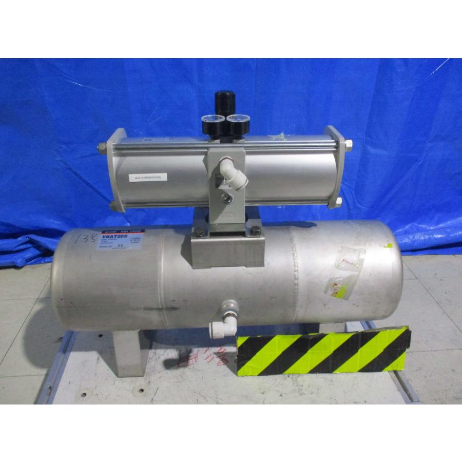 中古 SMC AIR TANK VBAT20S /VBA40A-04GN 4J1-21 ＜送料別＞ (MAZ-D-R60201E009 ...