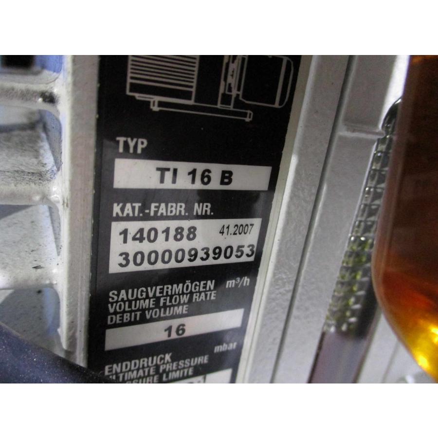 中古LEYBOLD TI16B TRIVAC vacuum pump/NIDEC 1-4P LS90LPR/T 送料別(MAZR60327E006) : growdetrading Yahoo ...