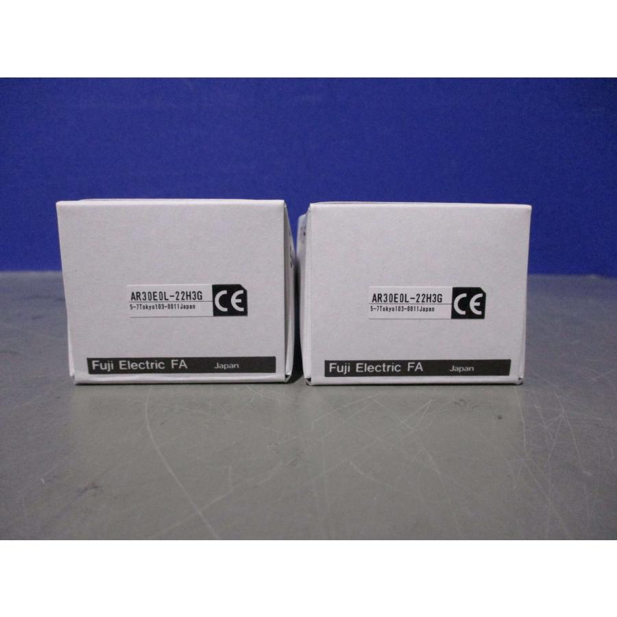 新古FUJI Illuminated Push Button Switch (LED) Φ30 mm Diameter, AR30E0L-22H3G 2SET(NAAR60321C113 ...