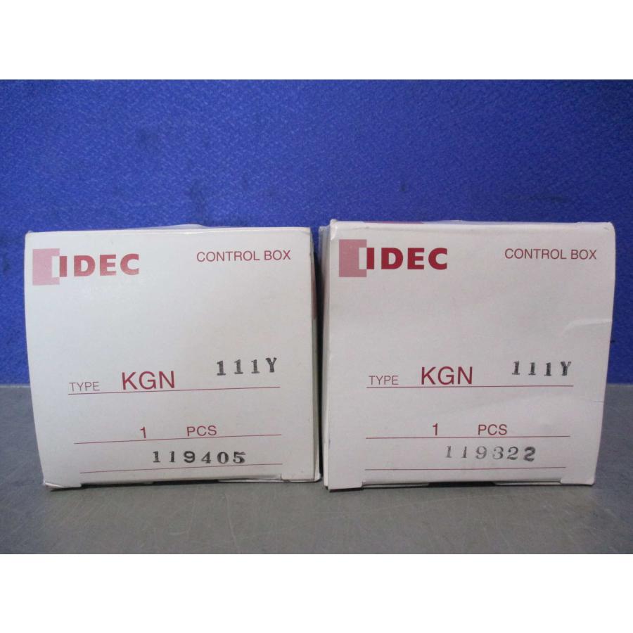新古 IDEC CONTROL BOX KGN 111Y 2個 (NAFR60820B068) : nafr60820b068 ...