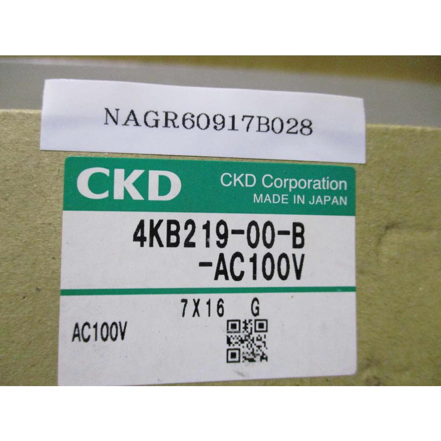 新古CKD 4KA・Bシリーズ 空気圧バルブ パイロット式5ポート弁 4KB219-00-B-AC100V(NAGR60917B028 ...