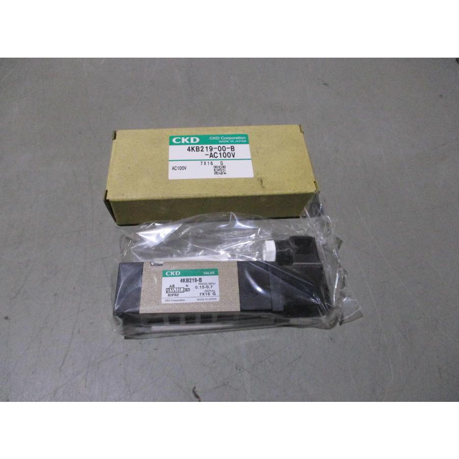 新古CKD 4KA・Bシリーズ 空気圧バルブ パイロット式5ポート弁 4KB219-00-B-AC100V(NAGR60917B028 ...