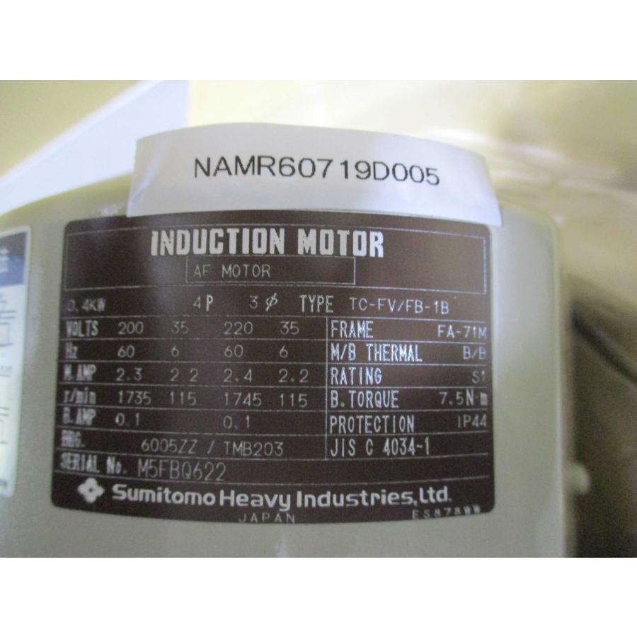 新古 Sumitomo Heavy Industries TC-FV/FB-1B Induction Motor (NAMR60719D005 ...