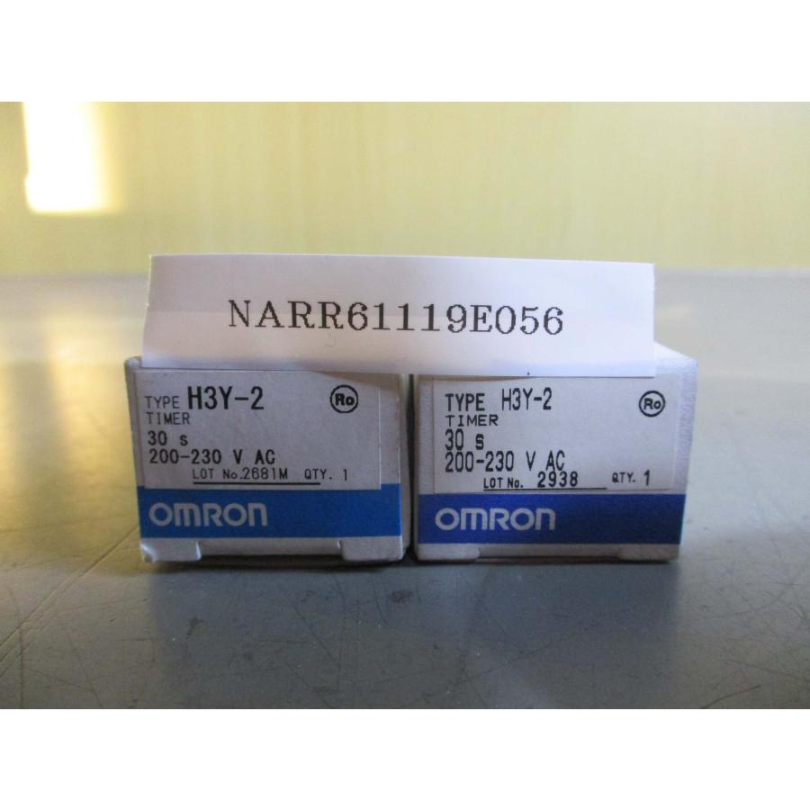 新古 OMRON H3Y-2 TIMER ソリッドステート・タイマ 2個 AC 200-230V (NARR61119E056) : narr61119e056 : growdetrading ...