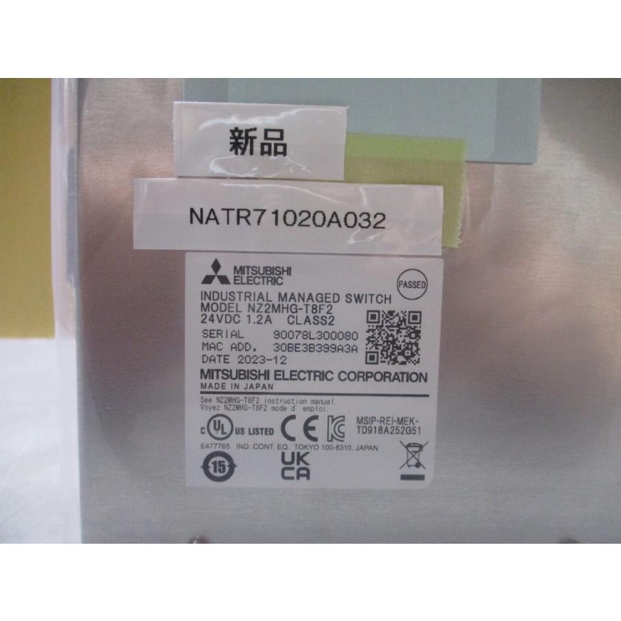 新古 MITSUBISHI NZ2MHG-T8F2 INDUSTRIAL MANAGED SWITCH (NATR71020A032 ...
