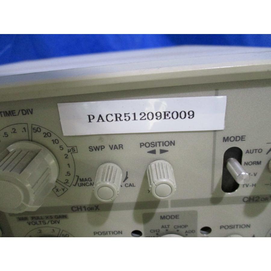 中古 HITACHI OSCILLOSCOPE V-252 20MHz ＜送料別＞ 通電OK (PACR51209E009 ...