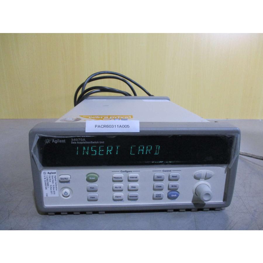 中古Agilent 34970A デジタルマルチメータ 30VA -Y 通電OK(PACR60311A005) : growdetrading ...