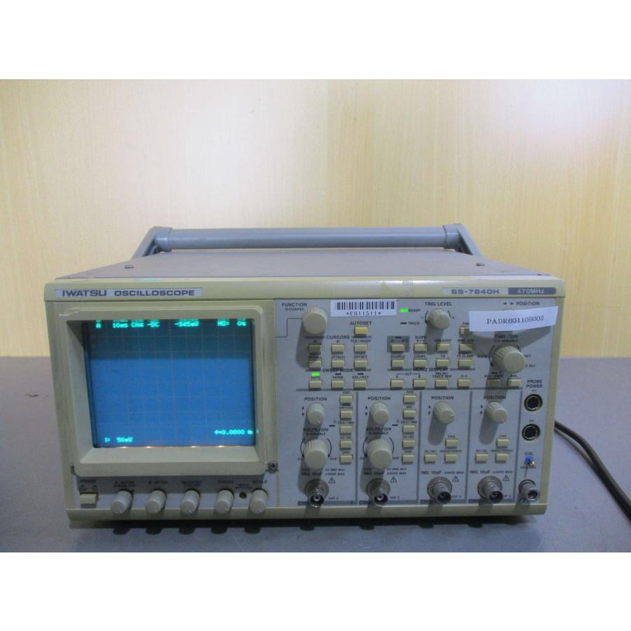 中古IWATSU ELECTRIC SS-7840H Analog oscilloscope?通電OK(PADR60110B002) : growdetrading Yahoo!ショップ ...