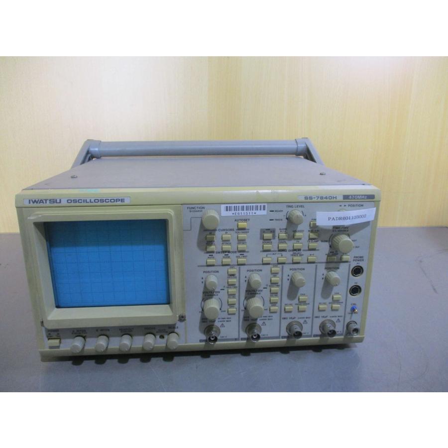 中古IWATSU ELECTRIC SS-7840H Analog oscilloscope?通電OK(PADR60110B002) : growdetrading Yahoo!ショップ ...
