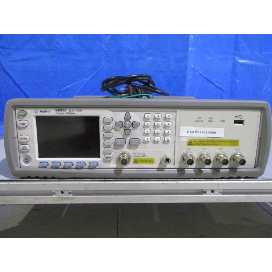 中古Keysight E4980A LCR Meter 0 Hz - 2 MHz 通電確認(PAKR51206D006 ...