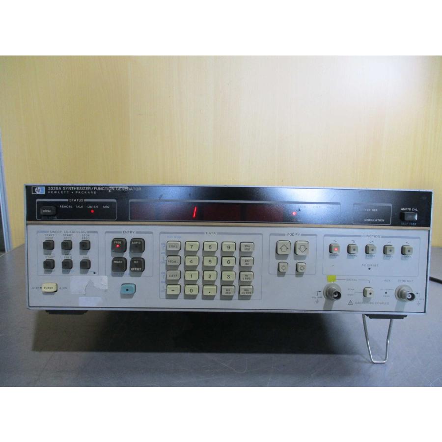 中古 HEWLETT PACKARD 3325A SYNTHESIZER FUNCTION GENERATOR＜通電OK ...