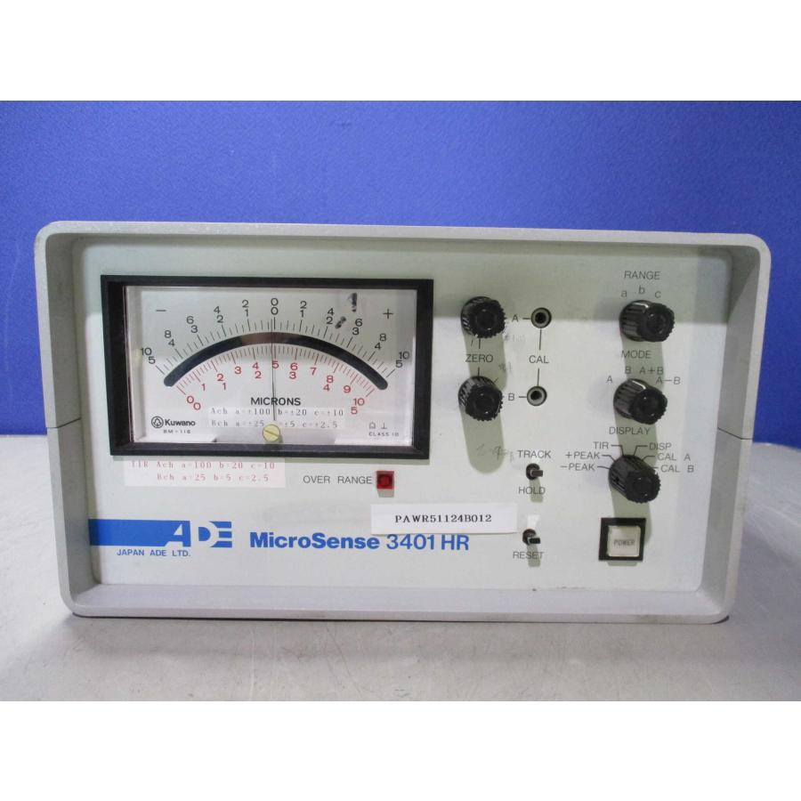 中古 ADE MicroSense 3401HR-02 Tolerance Measurement Unit ＜通電OK ...