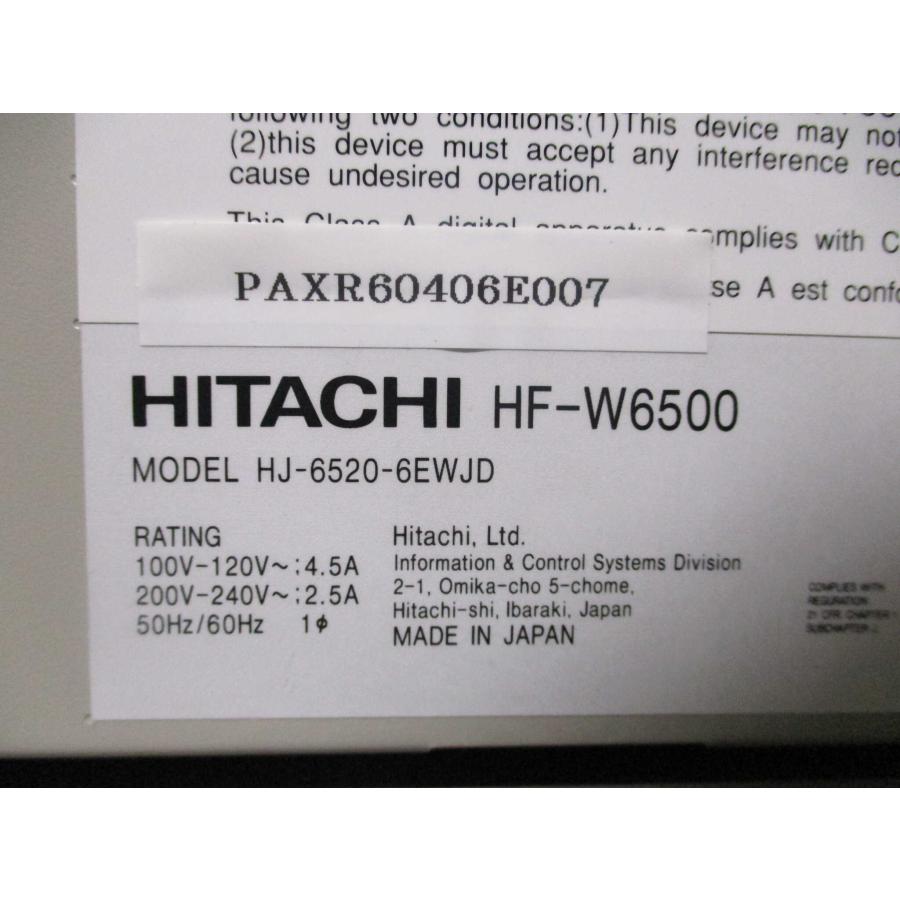 中古 HITACHI HF-W6500 HJ-6520-6EWJD 通電OK (PAXR60406E007) : growdetrading Yahoo!ショップ - 通販 - Yahoo ...