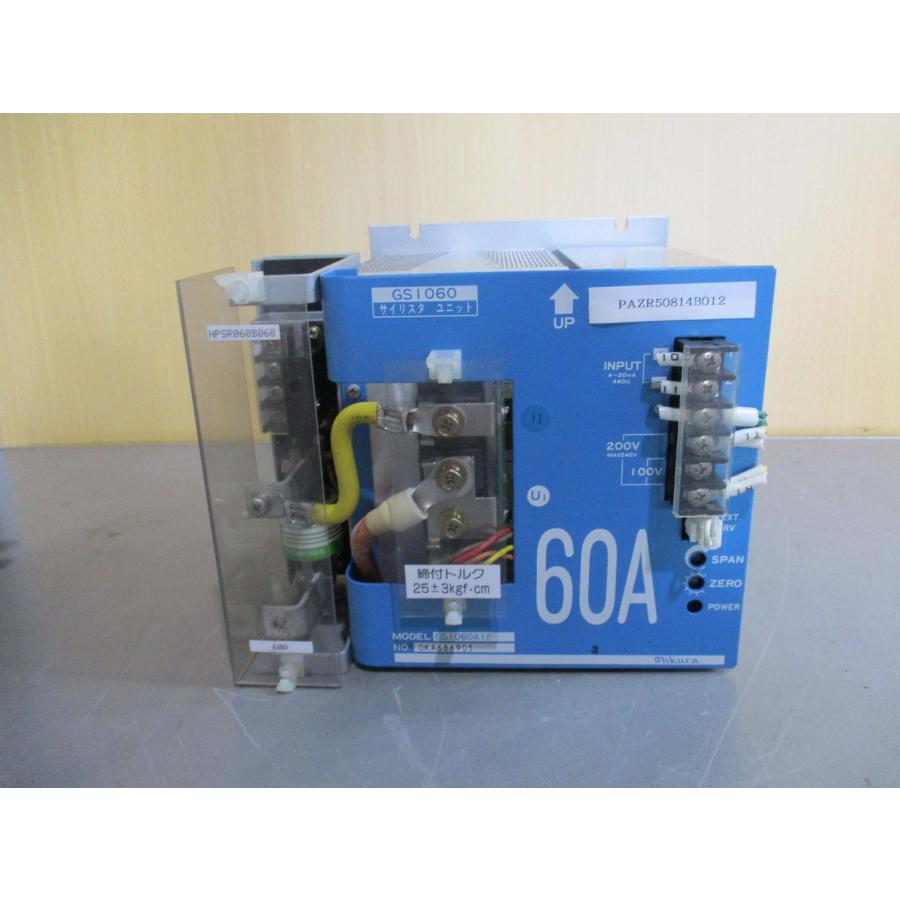 中古 OHKURA GSI060AIF 60A サイリスタ ユニット(PAZR50814B012) : growdetrading Yahoo!ショップ - 通販 - Yahoo!ショッピング