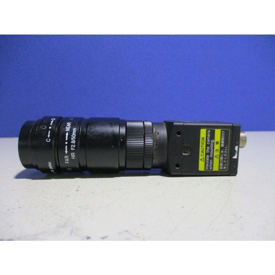 中古 KEYENCE デジタル倍速白黒カメラ CV-035M 画像センサ/HR F2.8/50MM(R50527ABB019 ...